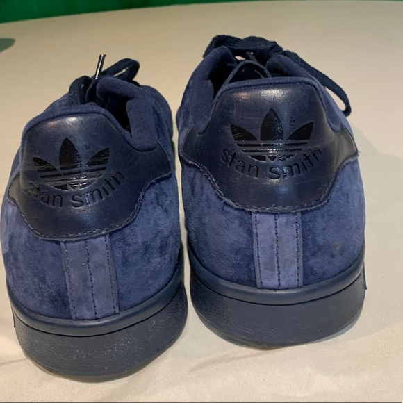 Shoes | Stan Smith Blue Suede Adidas | Poshmark